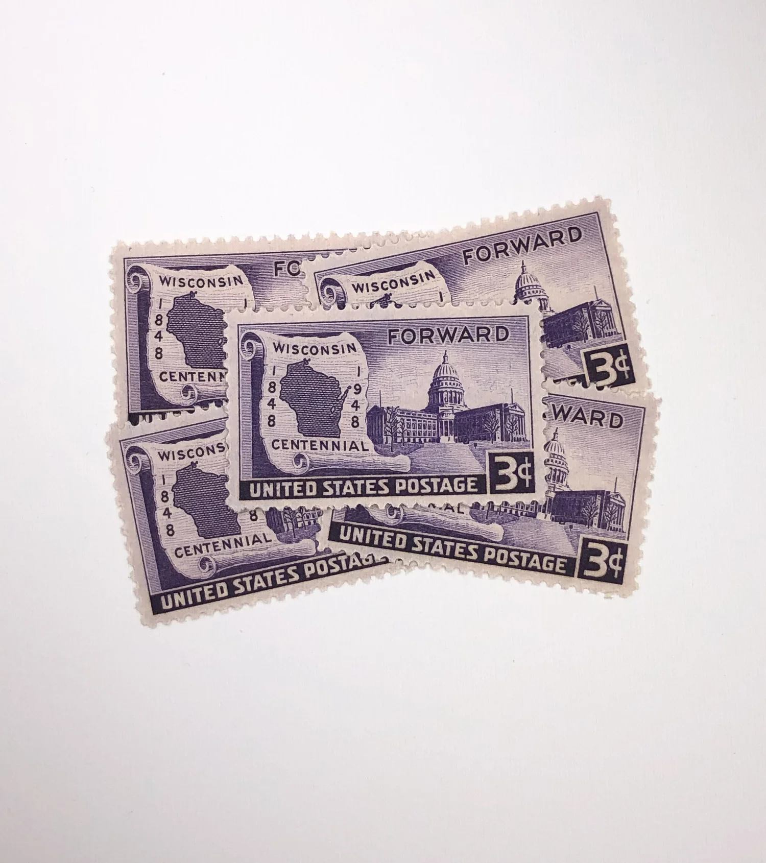 Veterans of World War II Vintage Postage Stamps — Little Postage House