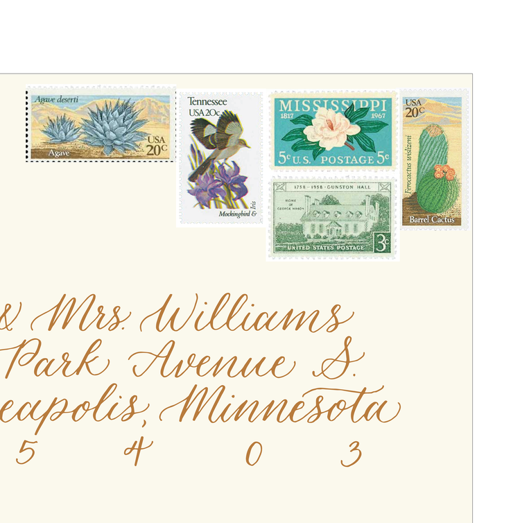 Red Love Postage Collection — Little Postage House