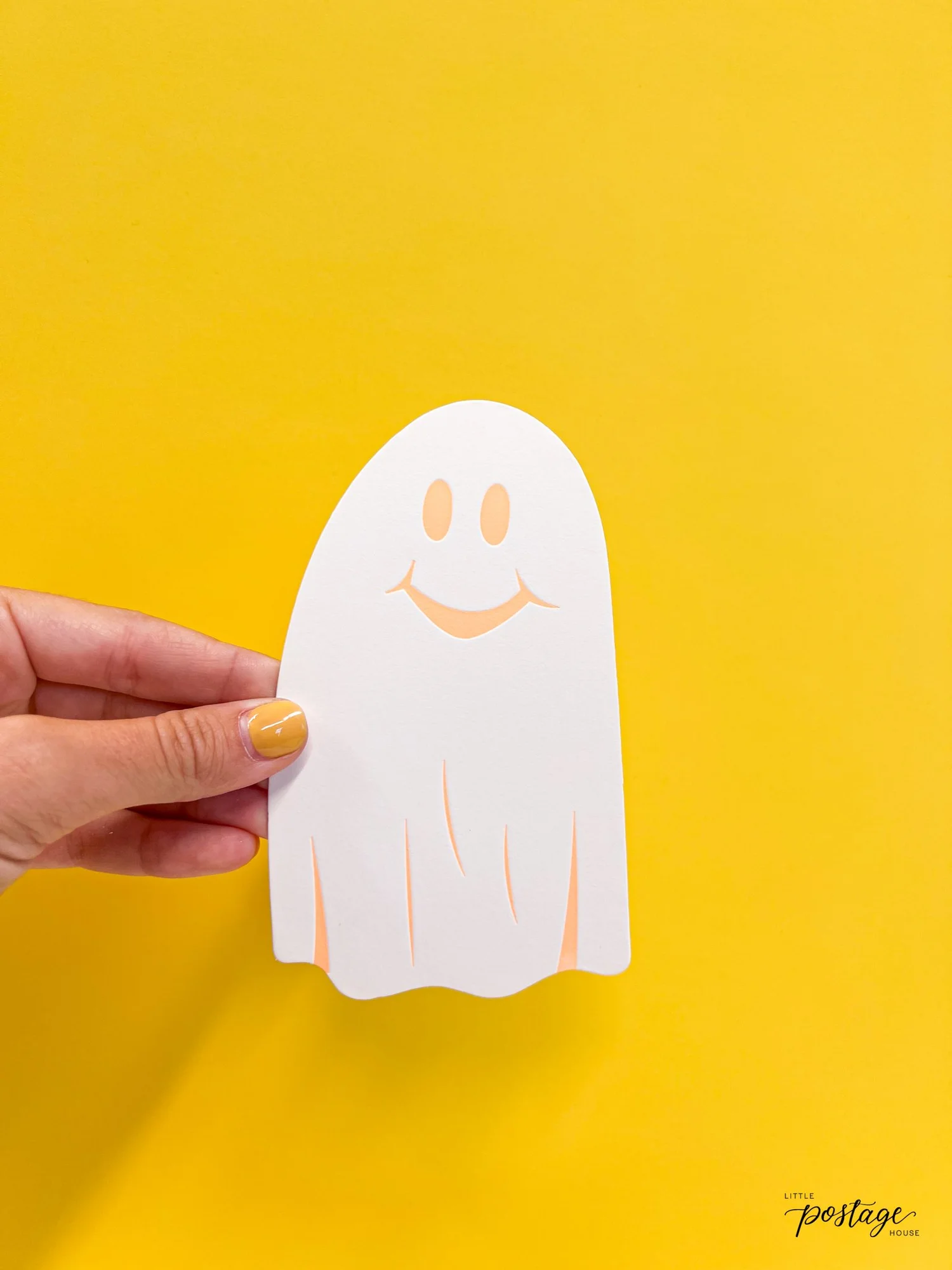 Jack O'Lantern Letterpress Halloween Stationery Set — Little Postage House