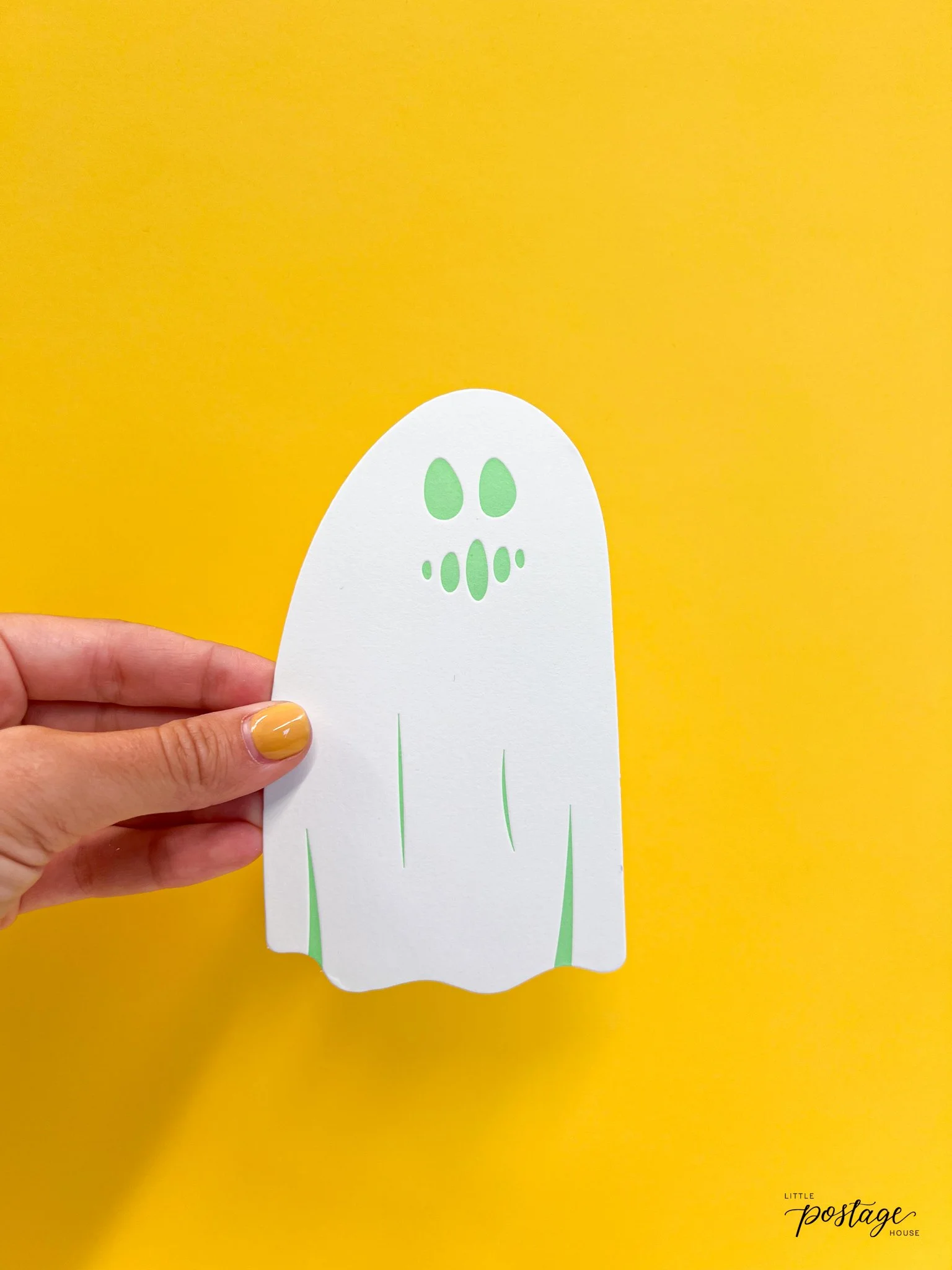 Jack O'Lantern Letterpress Halloween Stationery Set — Little Postage House