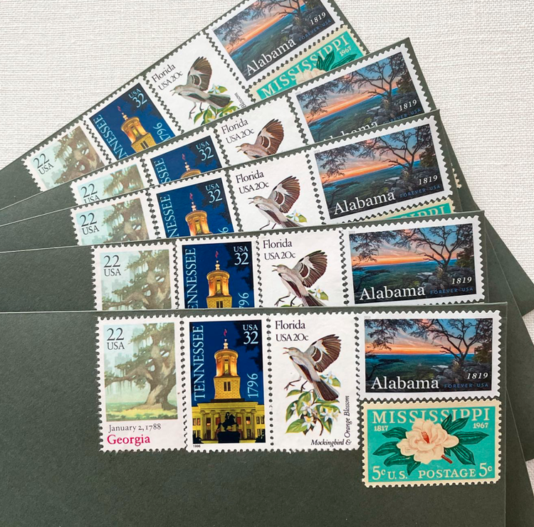 Curated Vintage Postage Stamps — Little Postage House