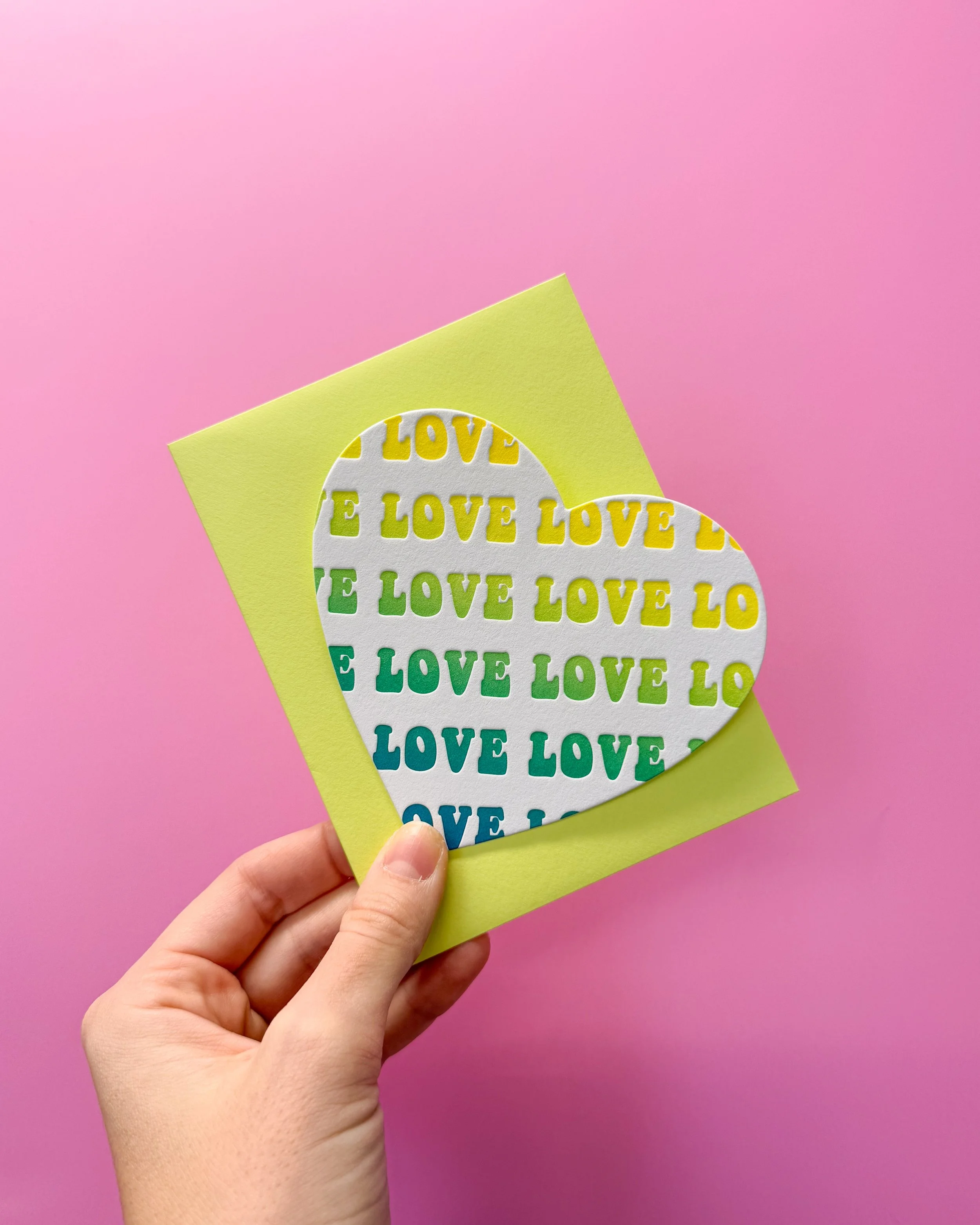 Oyster Shaped Letterpress Stationery Cards — Little Postage House