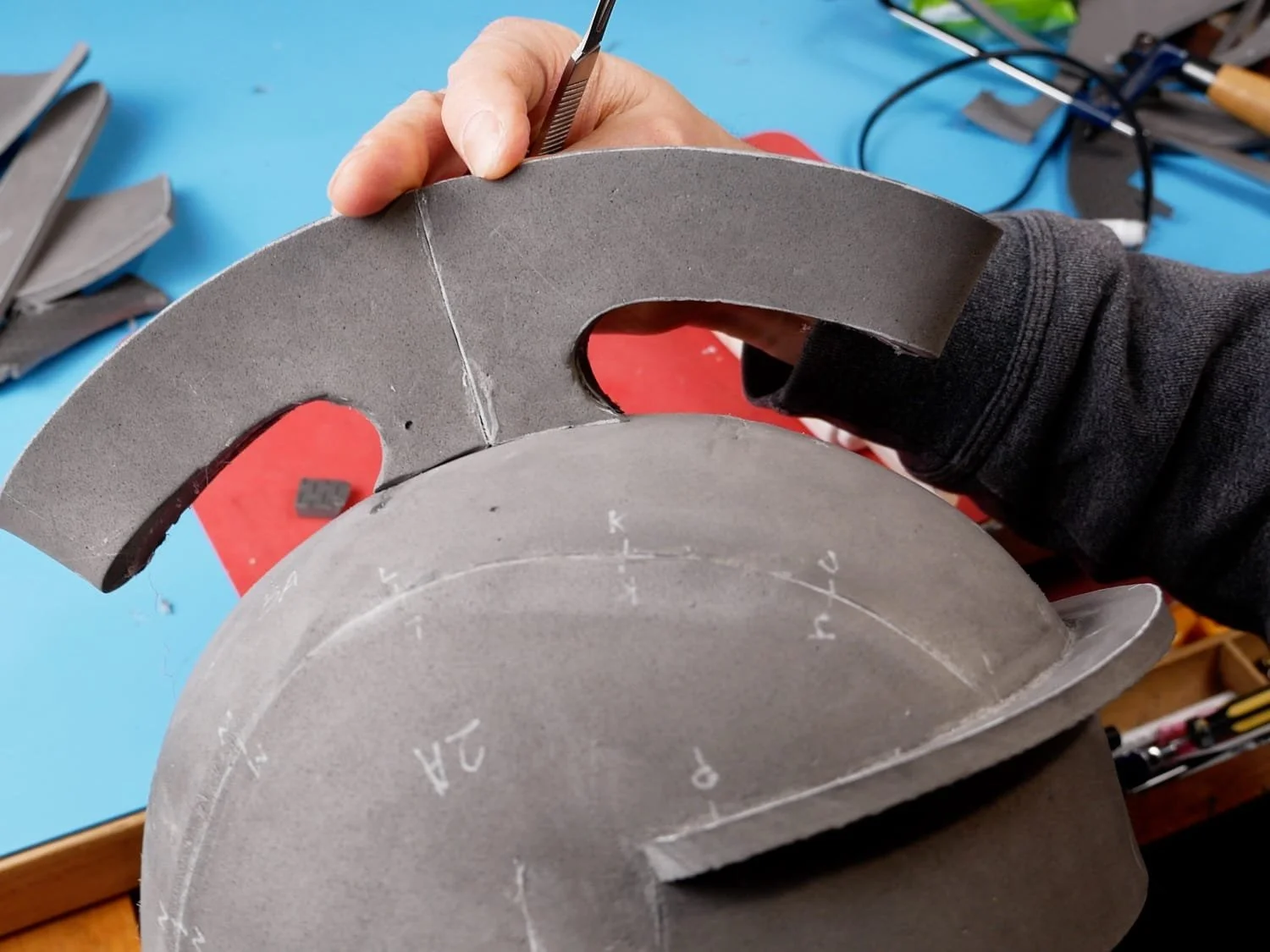 DIY Roman Centurion Helmet Made From Foam! — Lost Wax