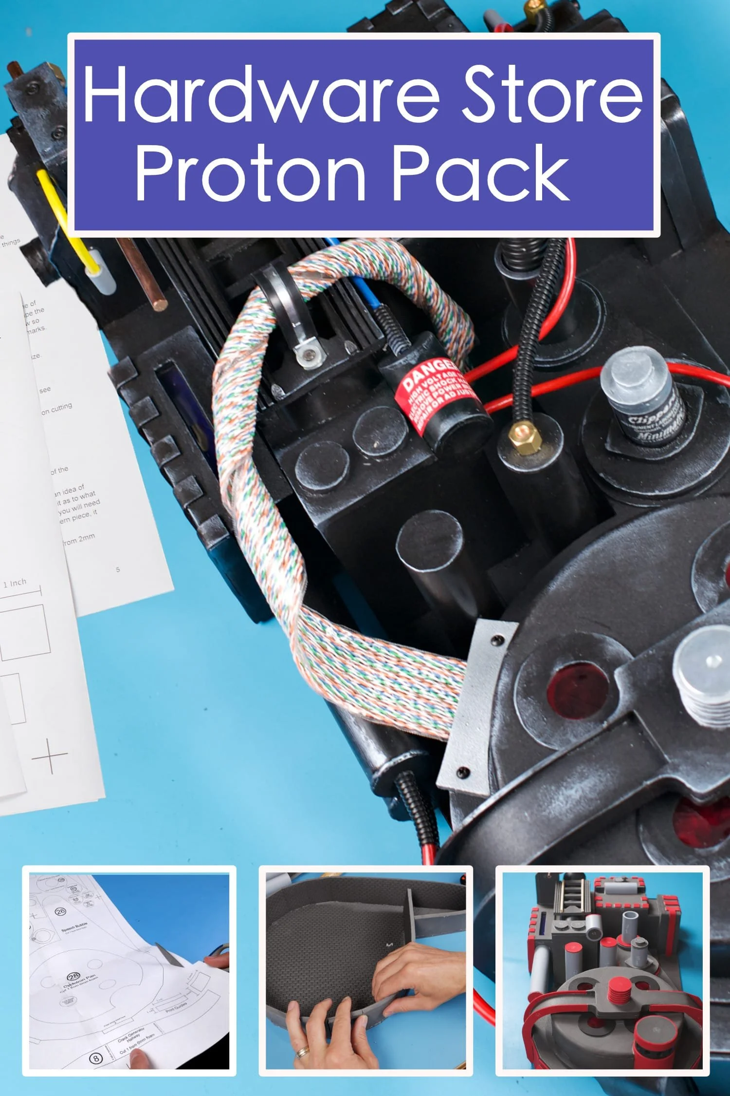 DIY Ghostbusters Proton Pack Template — Lost Wax — Lost Wax