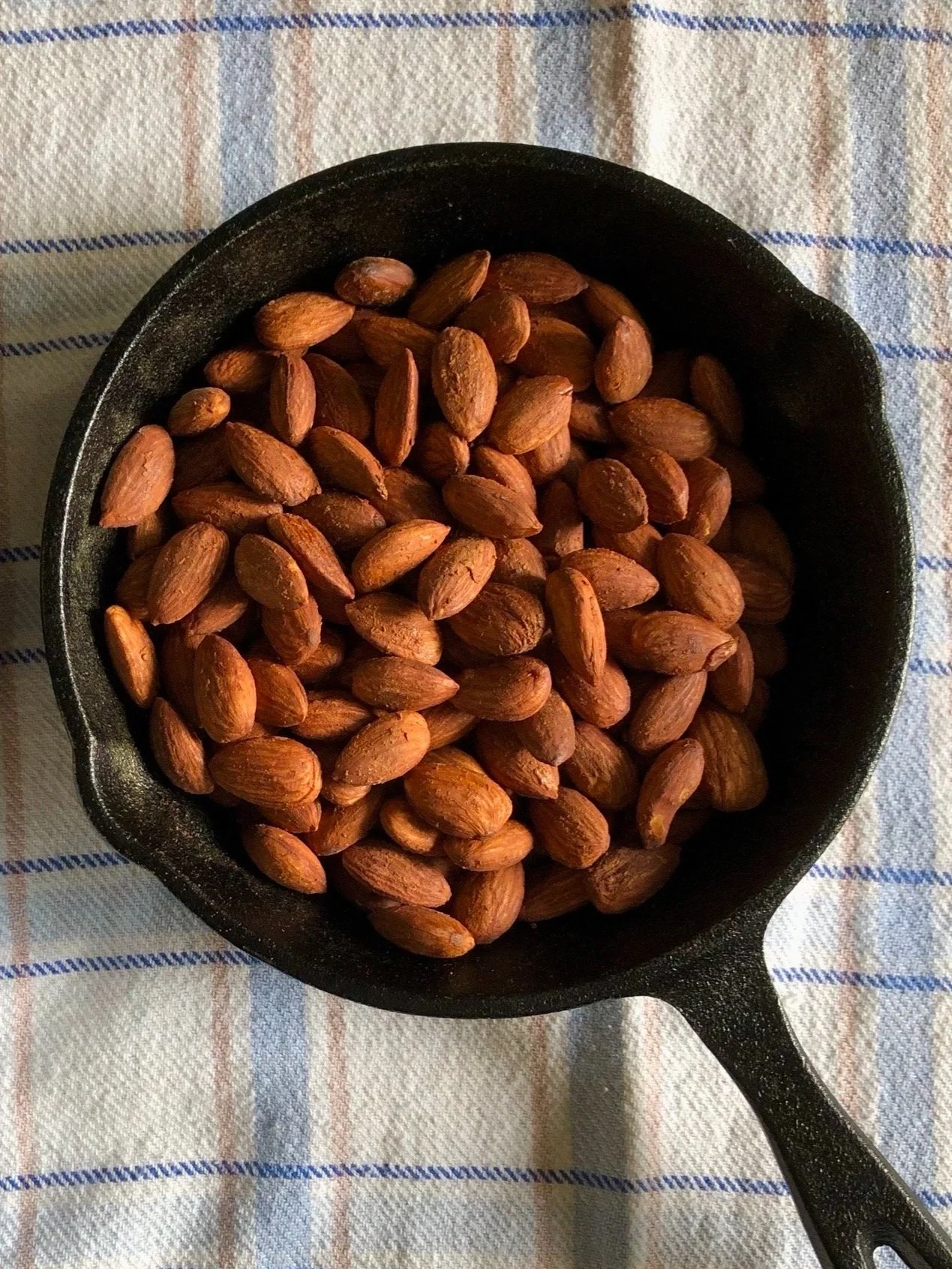 Pan Fried Almonds