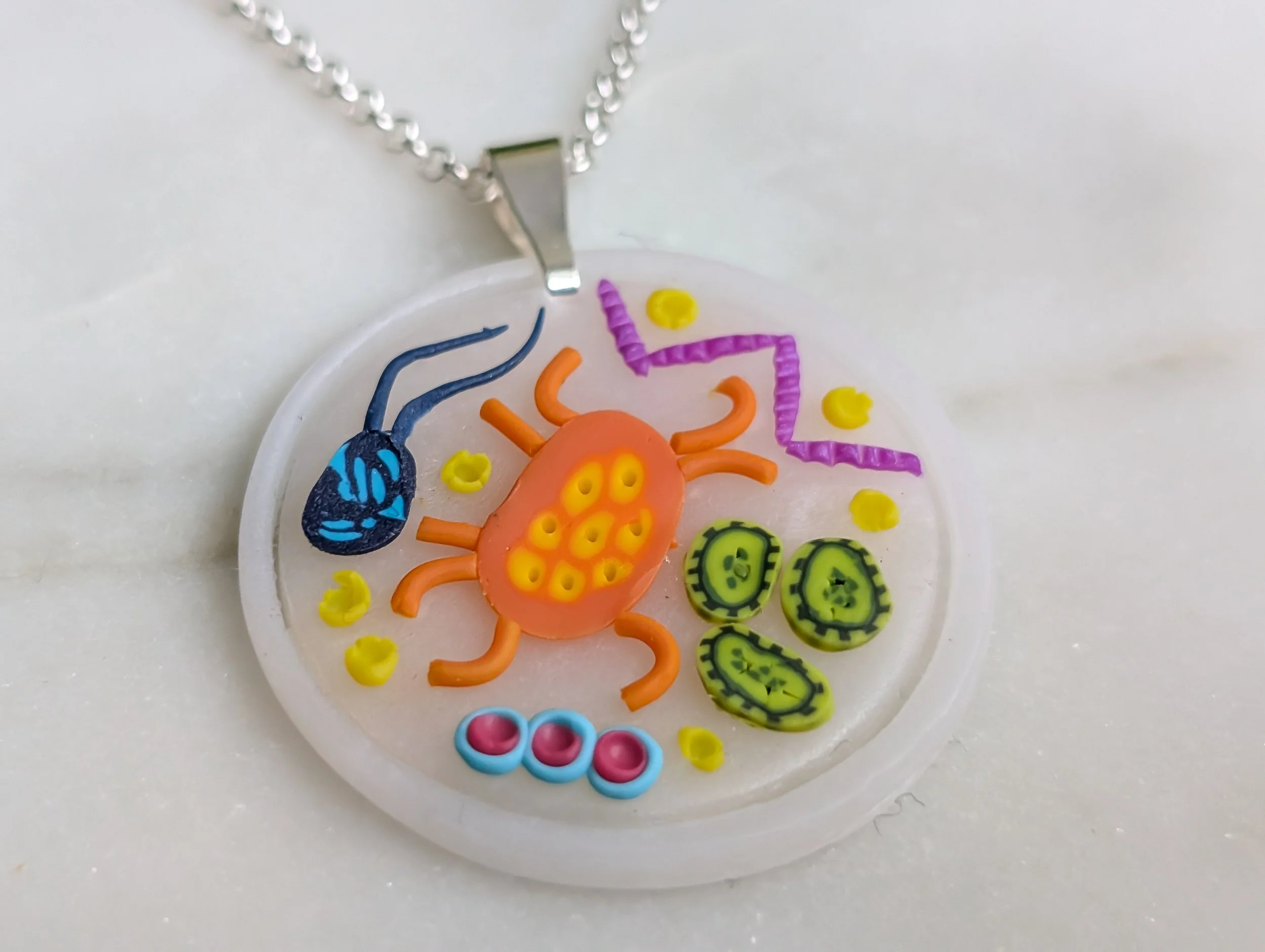 Plant Cells Under the Microscope Earrings — Woodsmoke and Willow