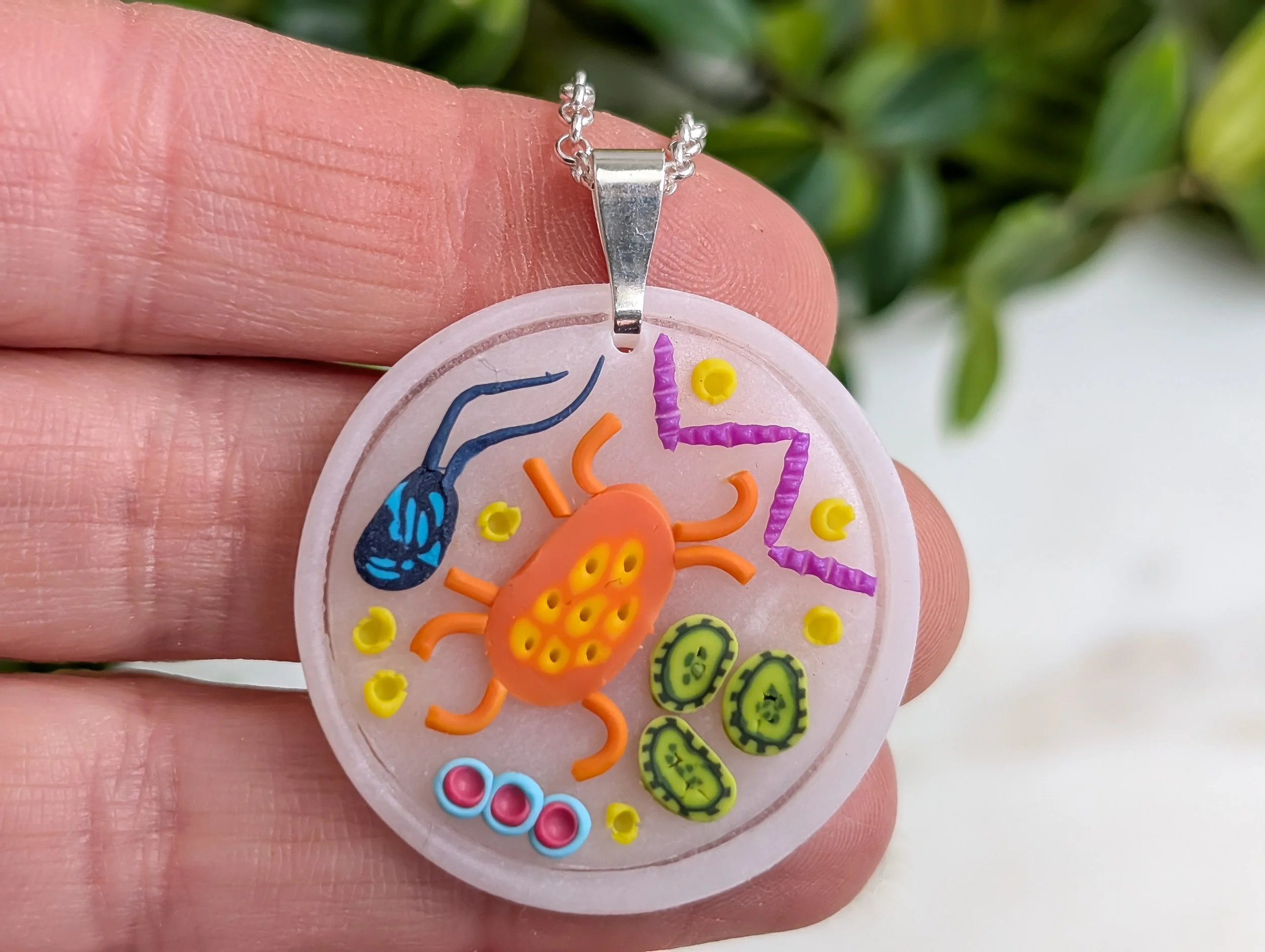 Plant Cells Under the Microscope Earrings — Woodsmoke and Willow