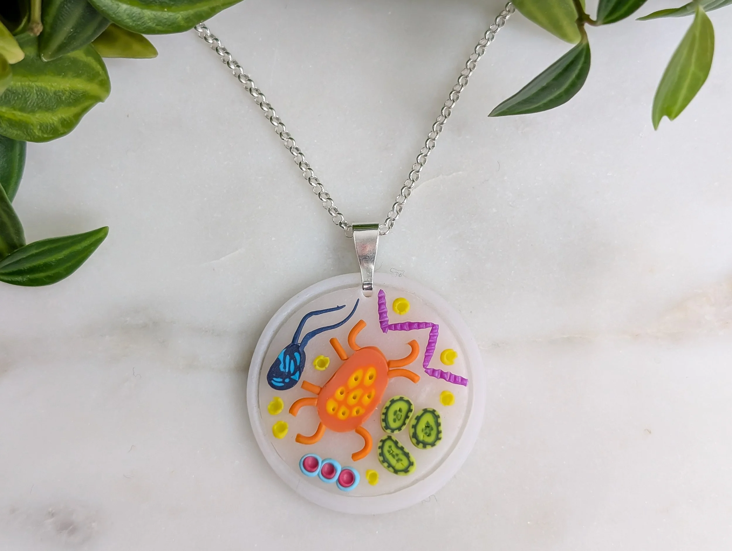 Plant Cells Under the Microscope Earrings — Woodsmoke and Willow