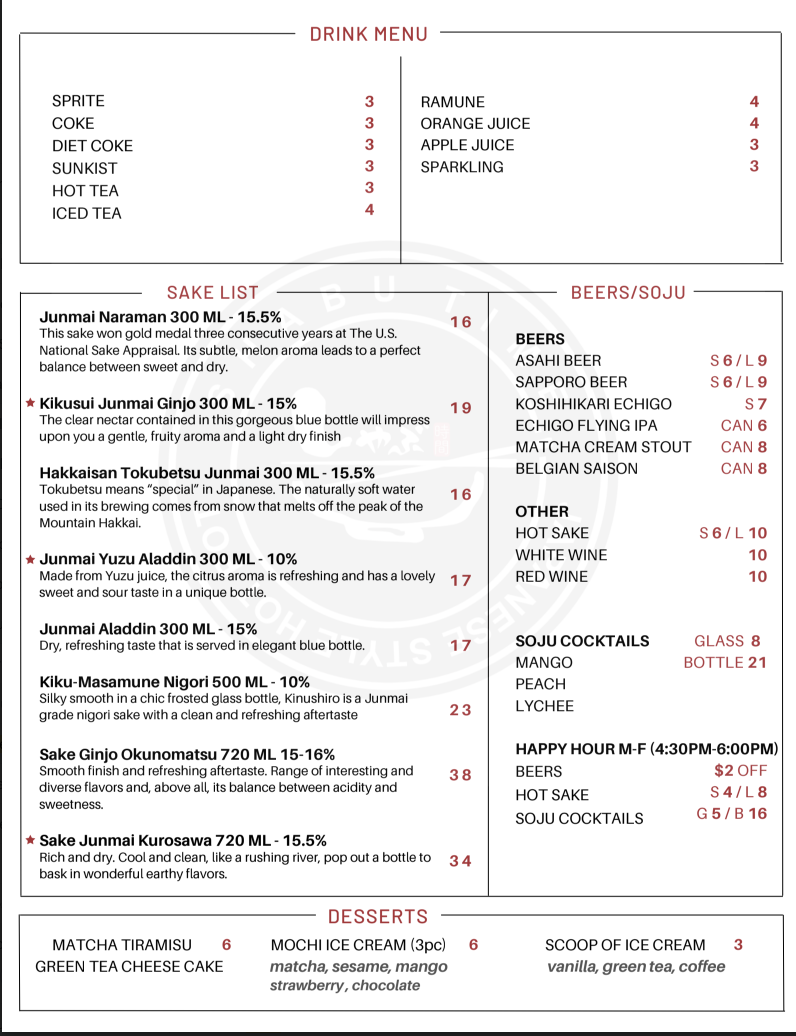 Menu 1 — Shabu Time