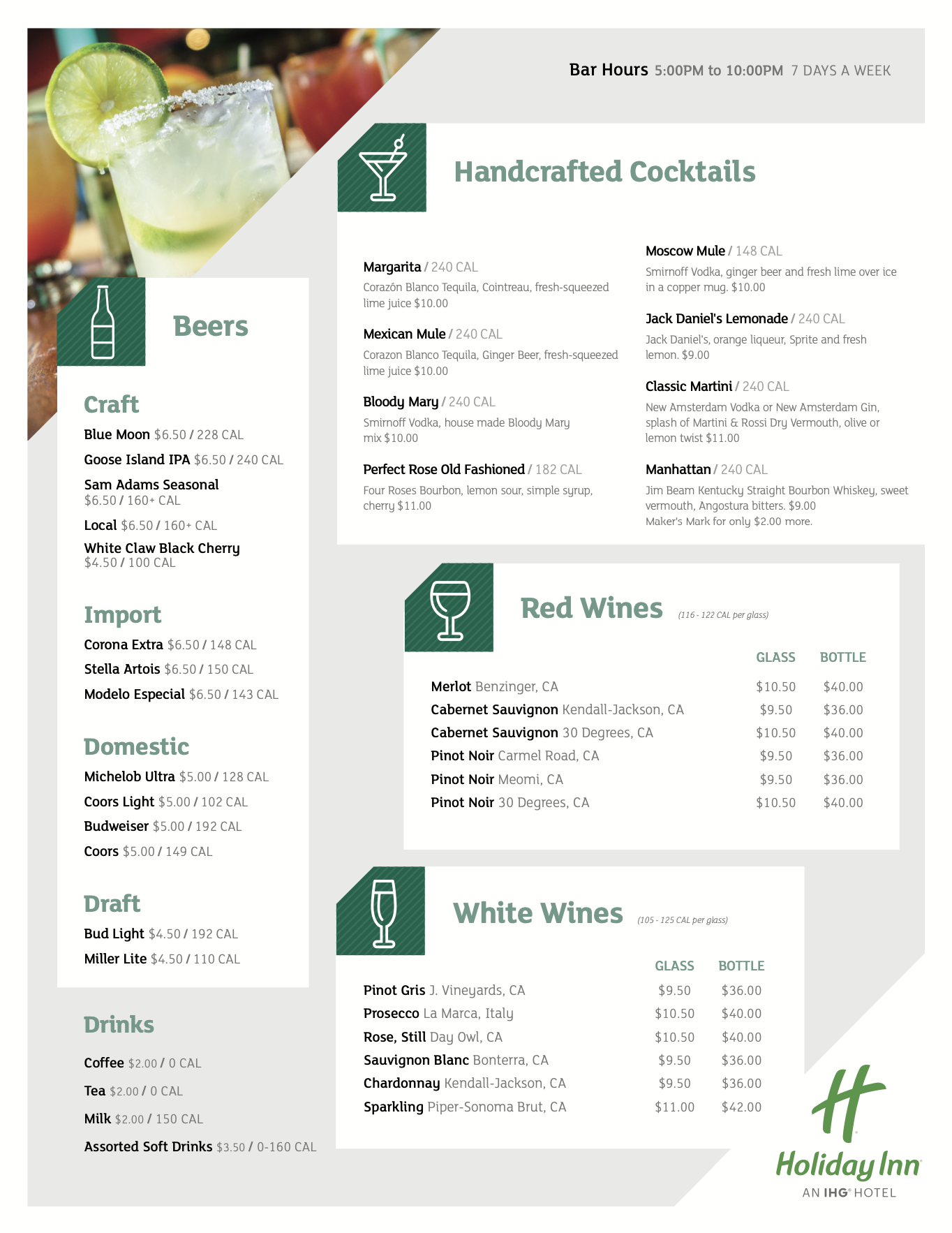 Menu — Parkway Bar & Grill