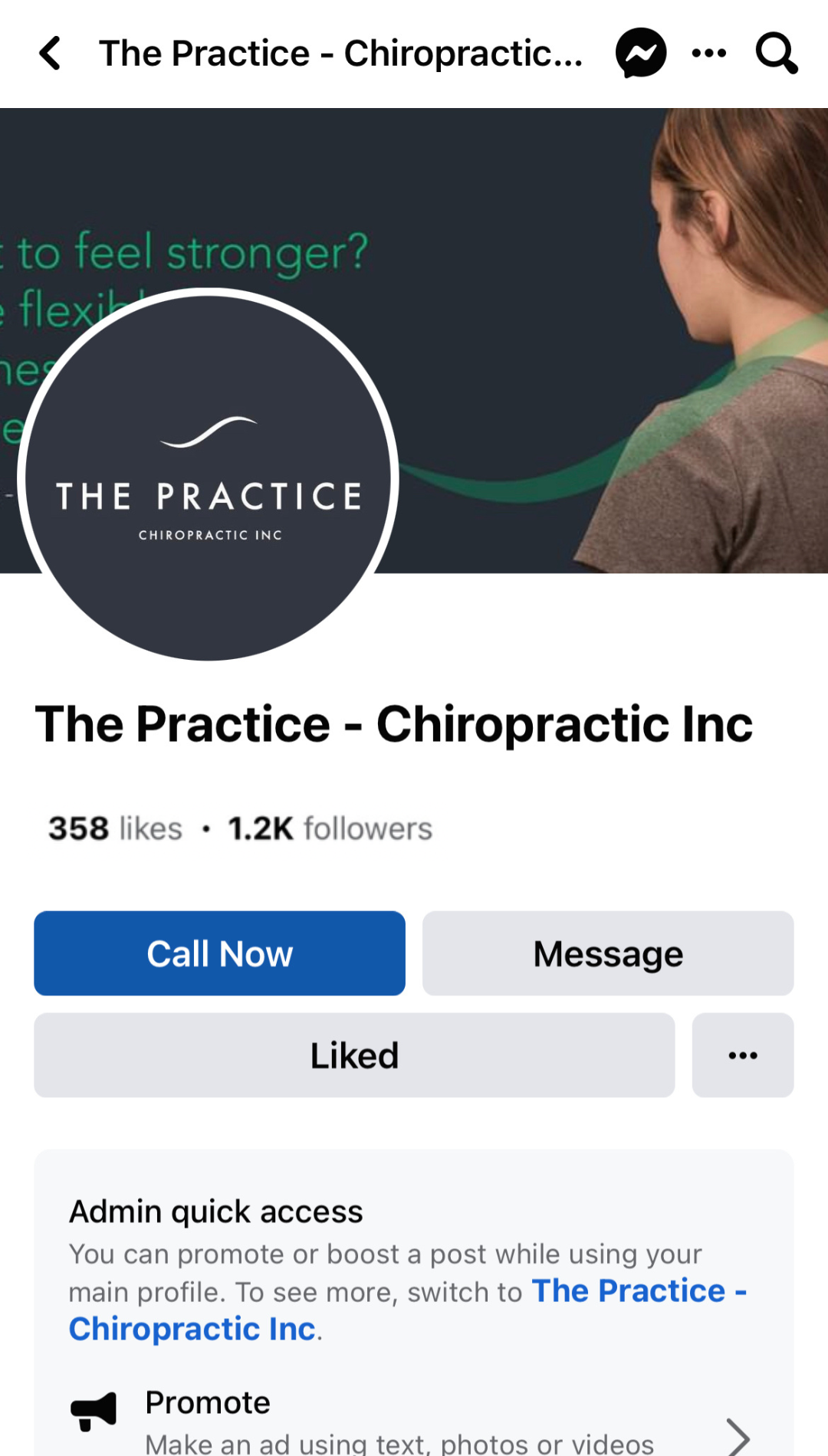 The Practice Chiropractic Inc. — The Visual Perspective