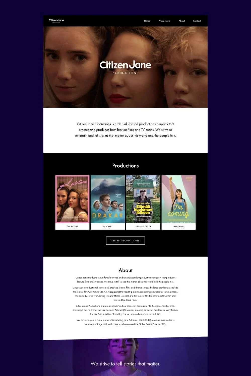 8 Film Production Company Websites to Inspire You — Tempixel Design