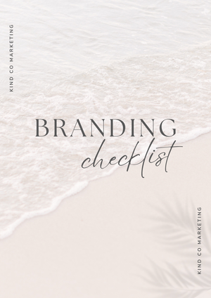 Free Branding Checklist — Kind Co Marketing Studio