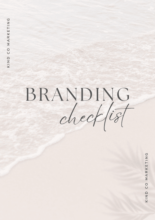 Free Branding Checklist — Kind Co Marketing Studio
