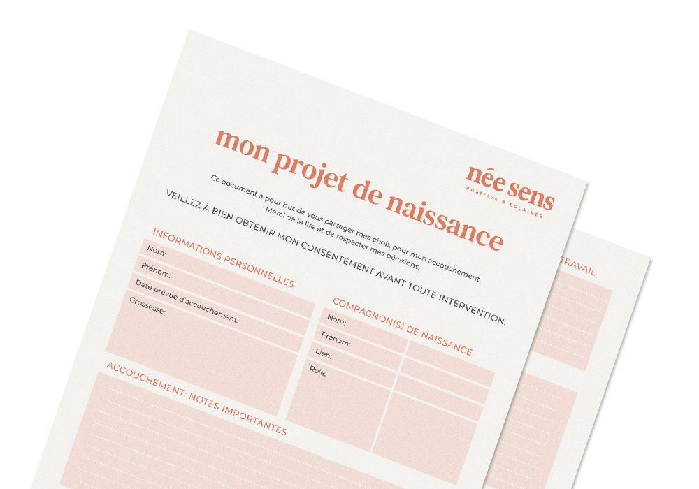 Projet de naissance (guide et modèle gratuit), pour un accouchement ... Projet de naissance (guide et modèle gratuit), pour un accouchement ...