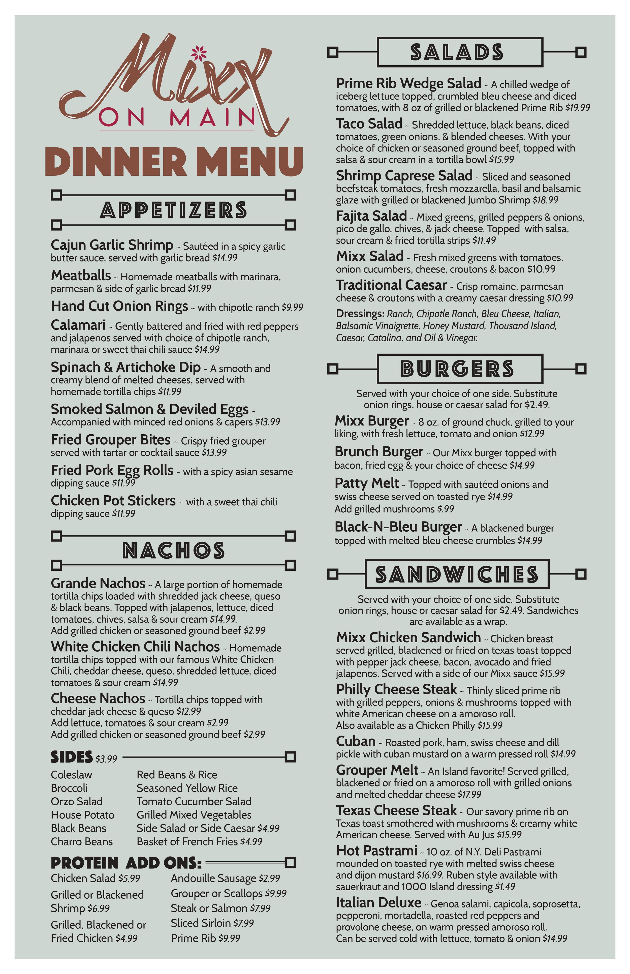 Dinner! — Eats & Drinks