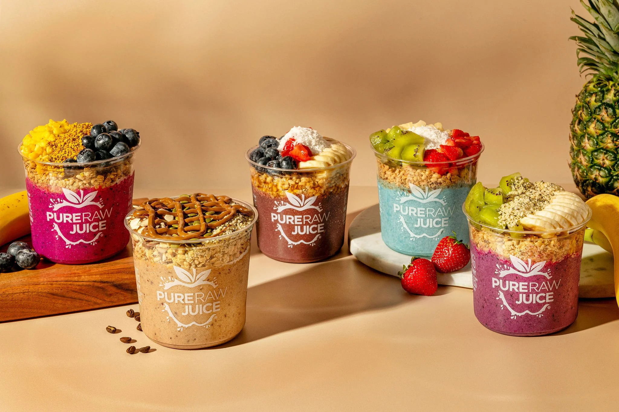Catering | Pure Raw Juice | Healthy Smoothies, Superfood Acai Bowls & More
