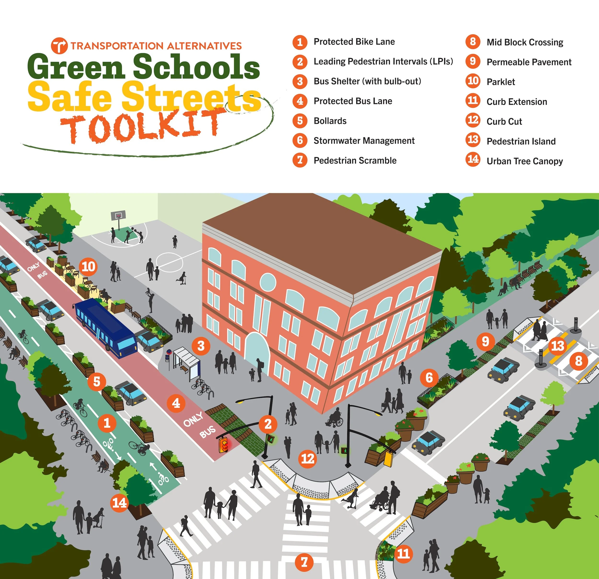 Green Schools, Safe Streets — Transportation Alternatives
