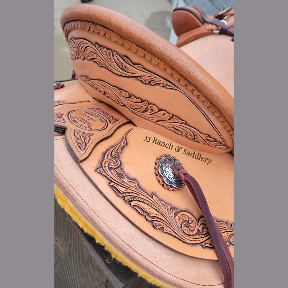 Handmade Barrel Saddle Ranch Racer — 33 Ranch & Saddlery, LLC