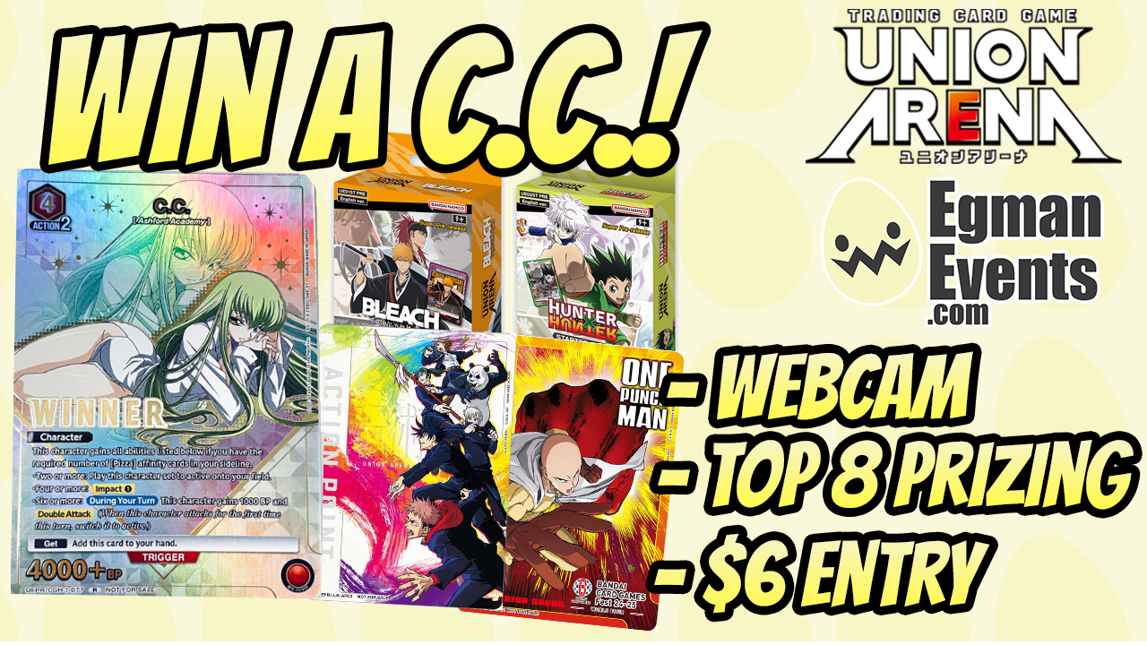 Upcoming TCG Events and Livestreams — Egman Events