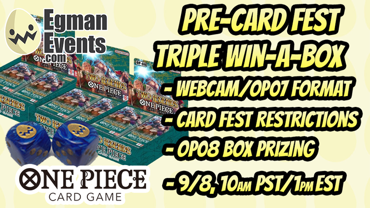 Upcoming TCG Events and Livestreams — Egman Events