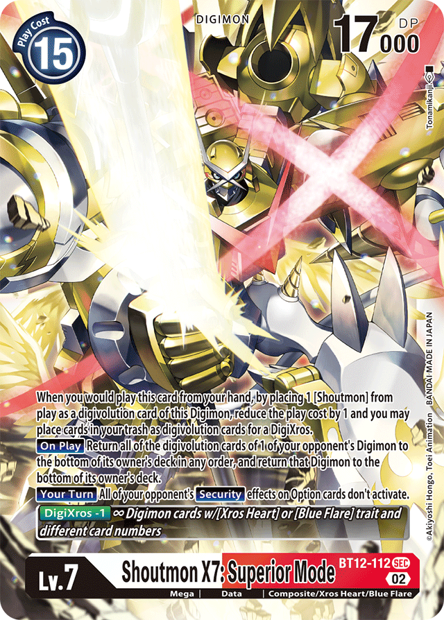 Digimon Dimenson Phase Xros Heart BT12 Deck Lists — Egman Events
