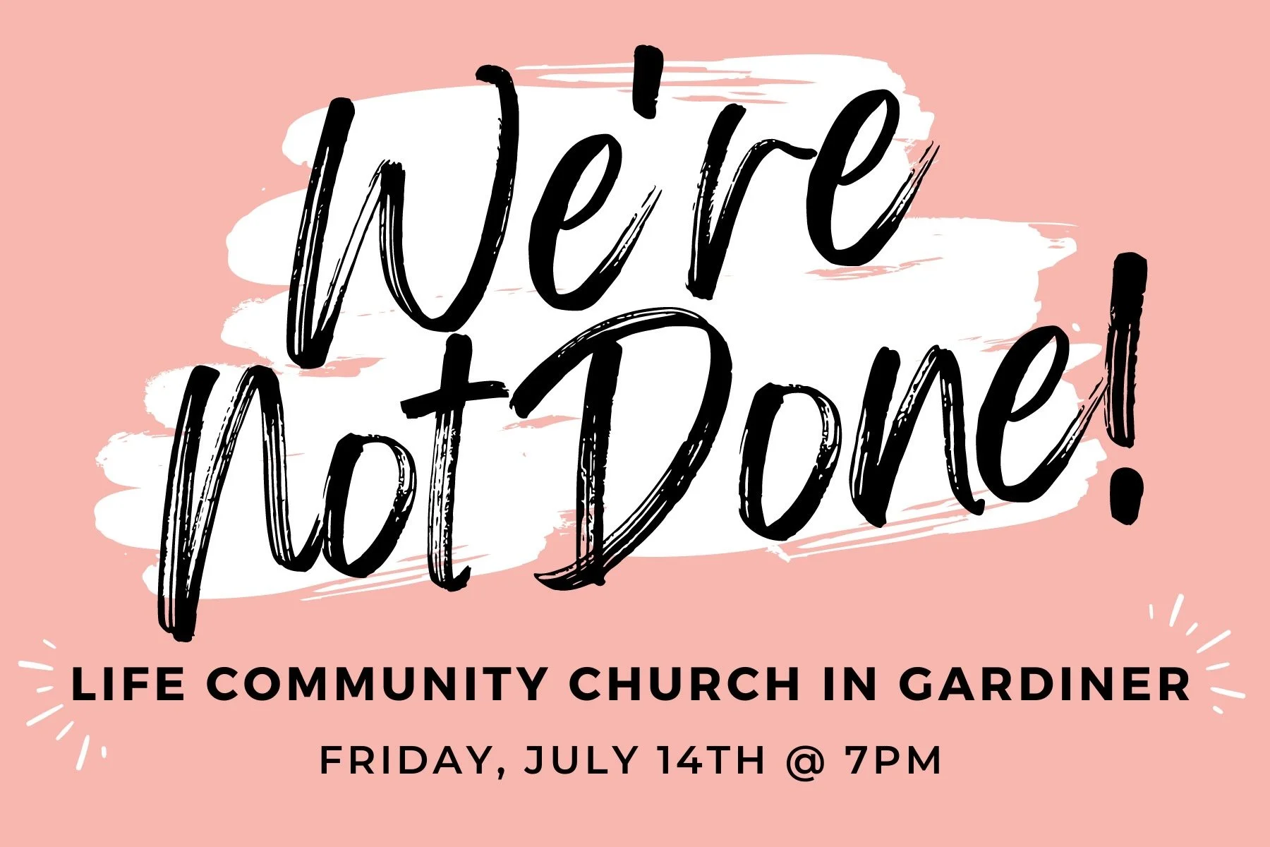 Speak Up for LIFE's "We’re Not Done!" Event — Speak Up for Life | Maine