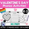FREE Valentine's Day NO PREP Printables — The Language Arts Library