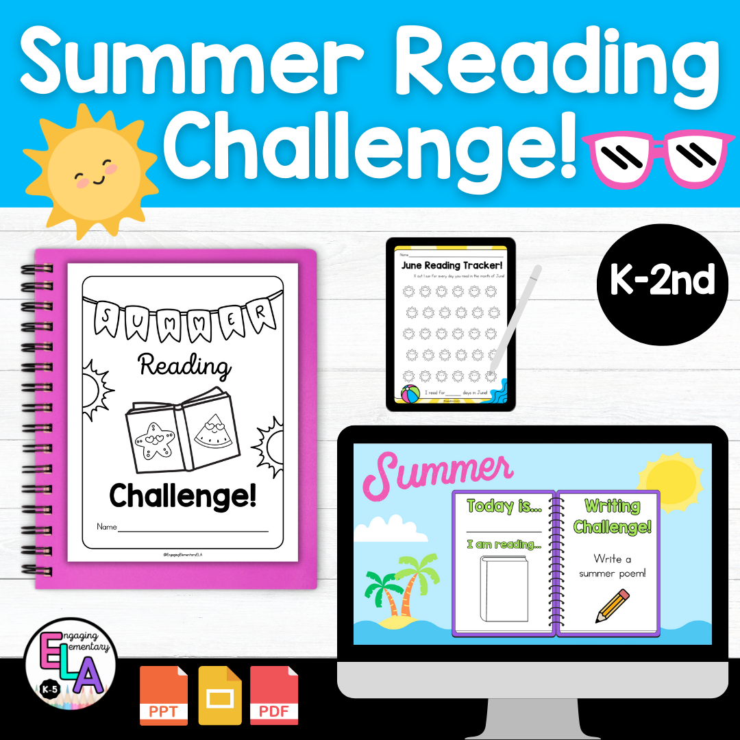 Summer Reading Challenge! Summer Reading Tracker, Log, Printables and ...