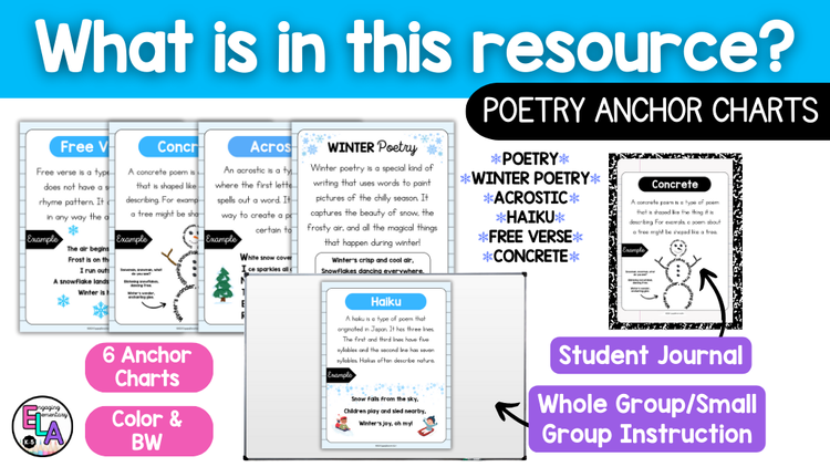 Winter Poetry Activities — The Language Arts Library