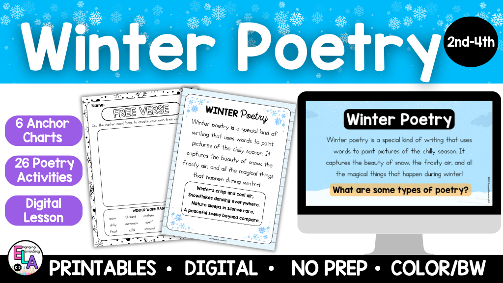 Winter Poetry Activities — The Language Arts Library