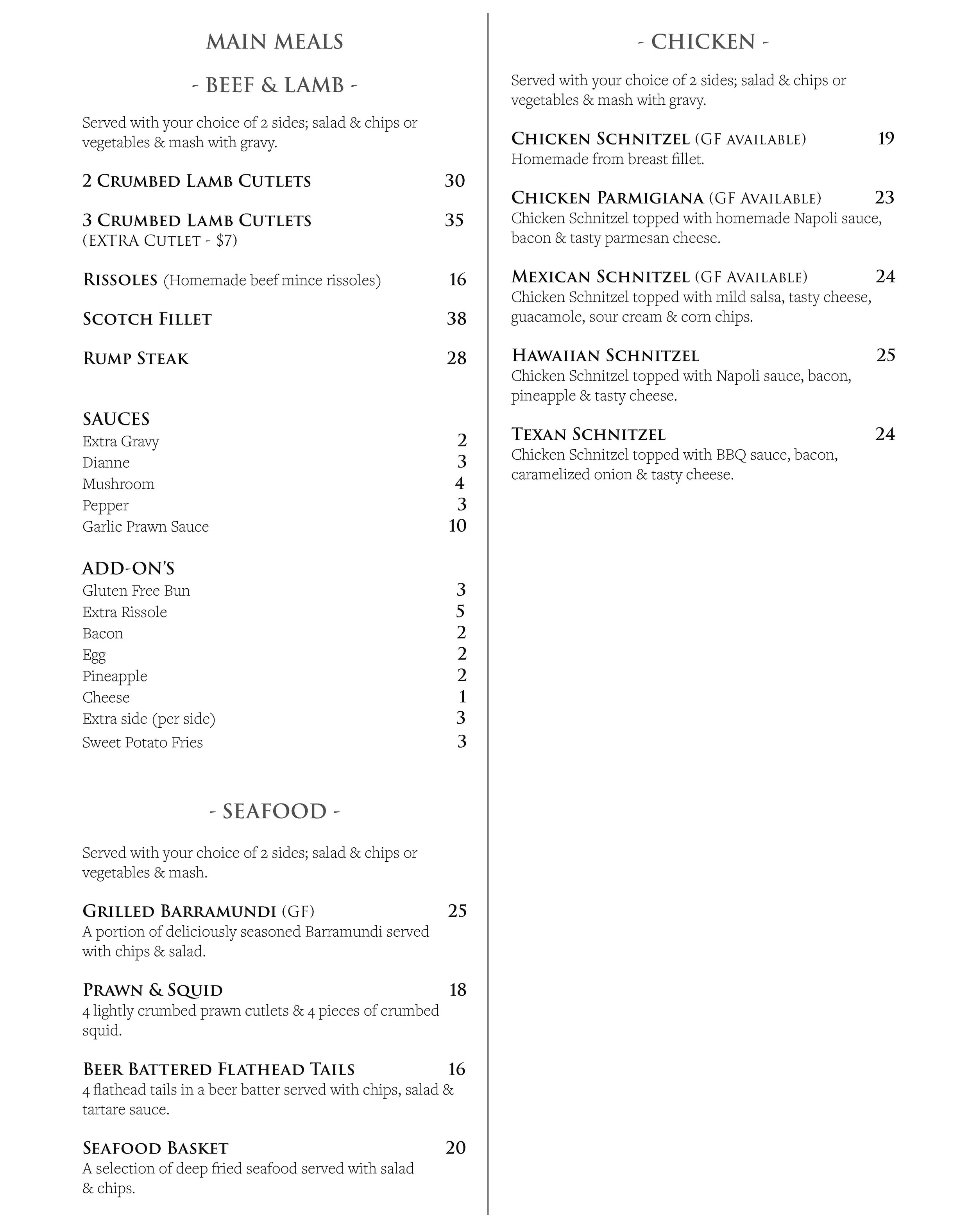 EAT — the COURT HOUSE HOTEL