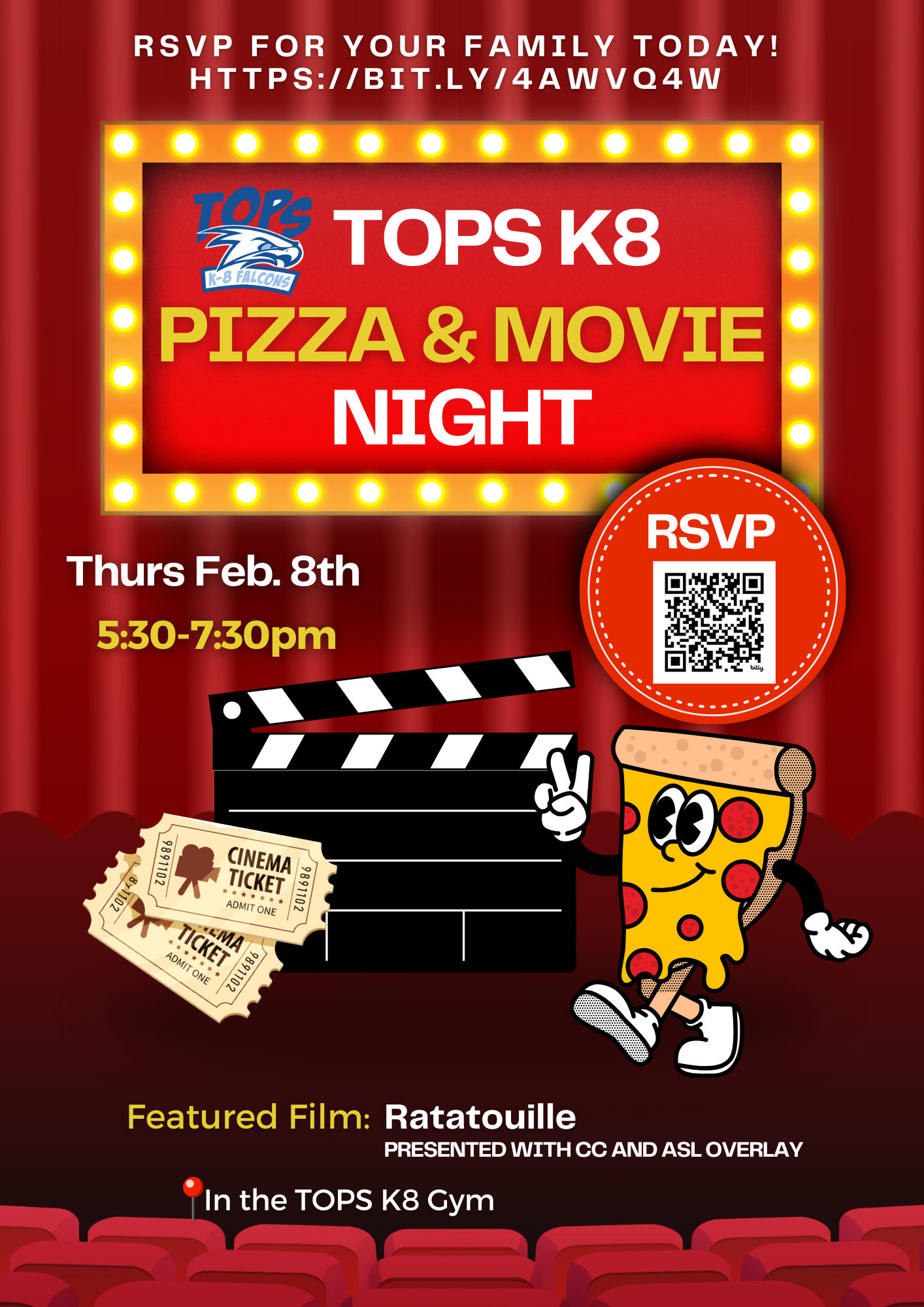 Upcoming Events — TOPS K-8 Spring 2026 Auction