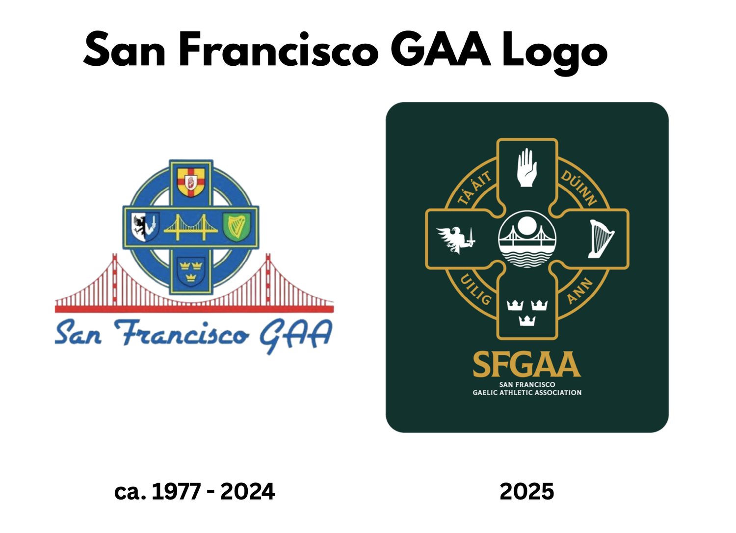 San Francisco GAA Unveils New Logo Honoring Irish Heritage and Bay Area ...
