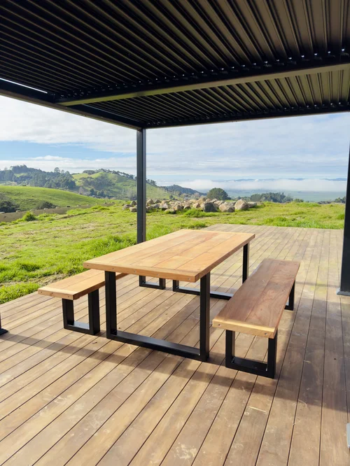Shop: Handcrafted NZ Macrocarpa Tables — Benchmark Build - Macrocarpa ...