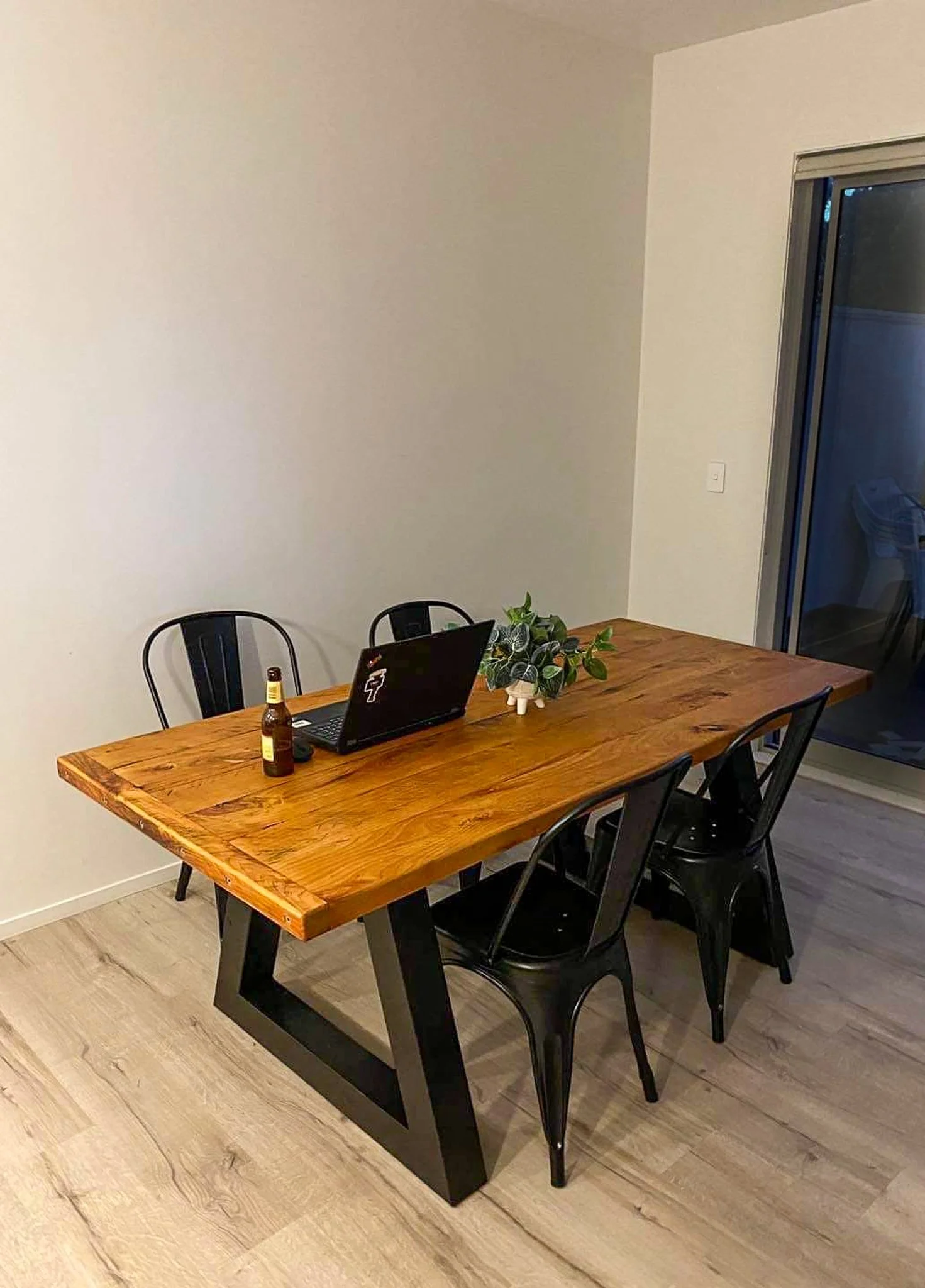 Benchmark Build - Macrocarpa Dining Table & Chairs NZ