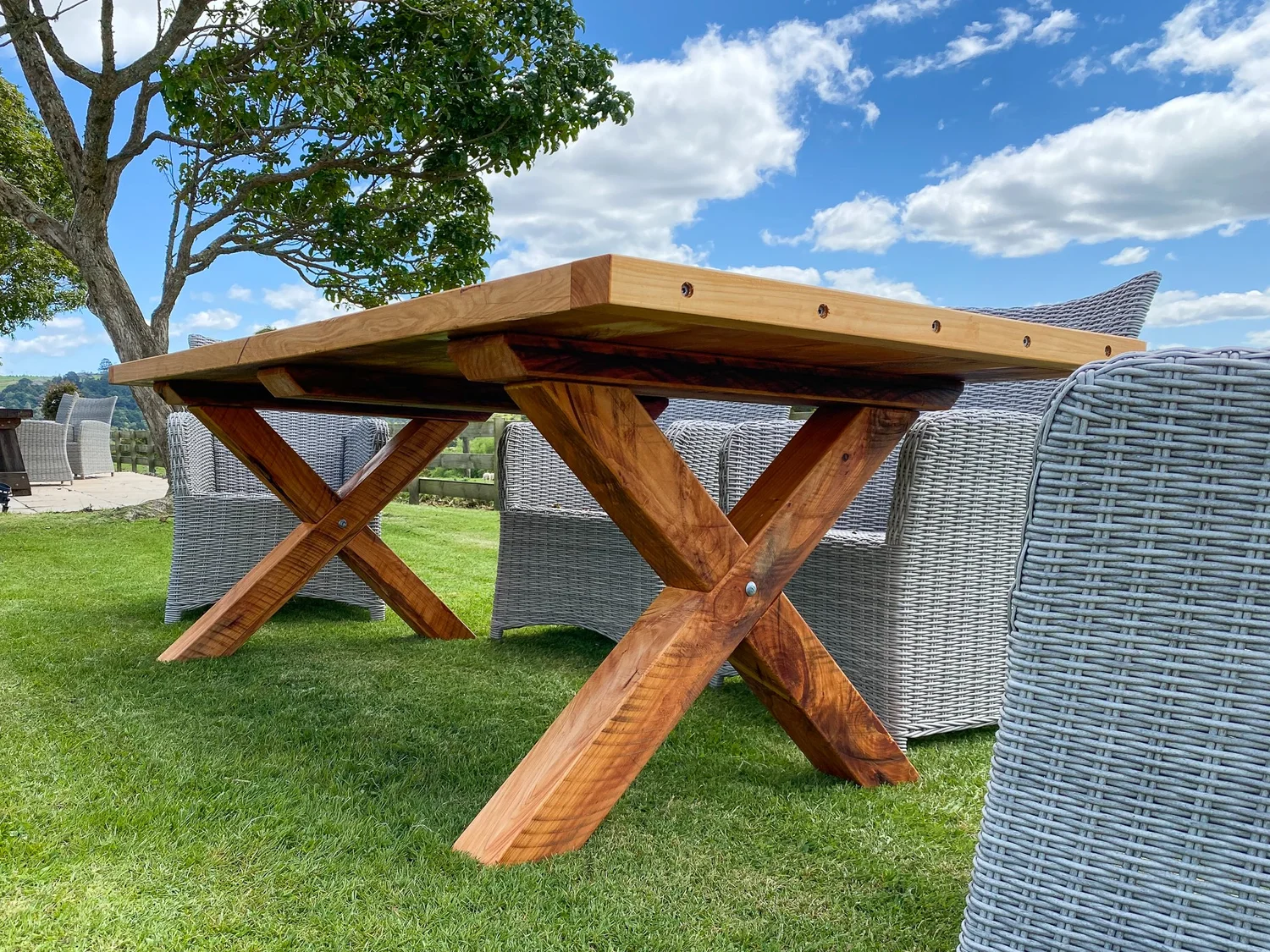 Shop: Handcrafted NZ Macrocarpa Tables — Benchmark Build - Macrocarpa ...