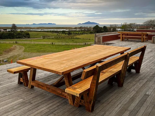 Shop: Handcrafted NZ Macrocarpa Tables — Benchmark Build - Macrocarpa ...