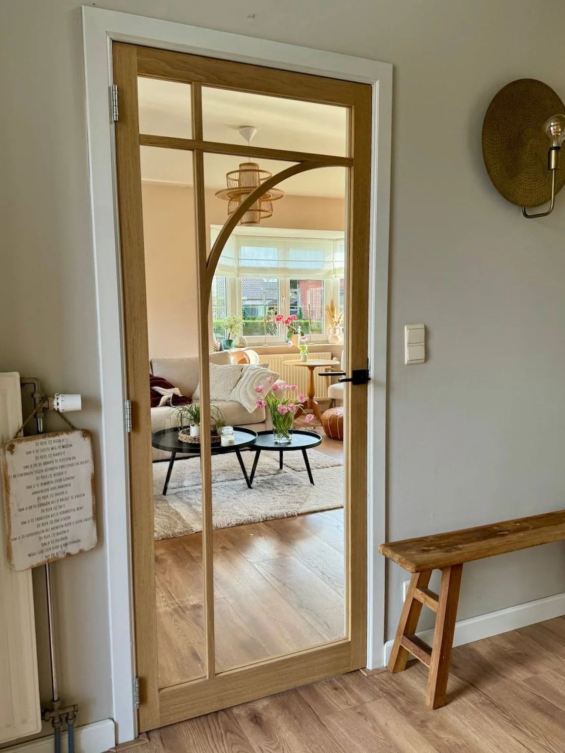Eiken binnendeur — AG Houtwerk