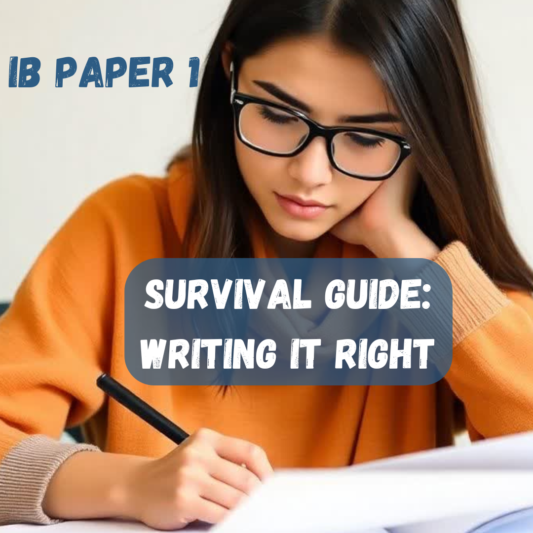 IB English Paper 1: Survival Guide—Writing it Right — Lead Academics