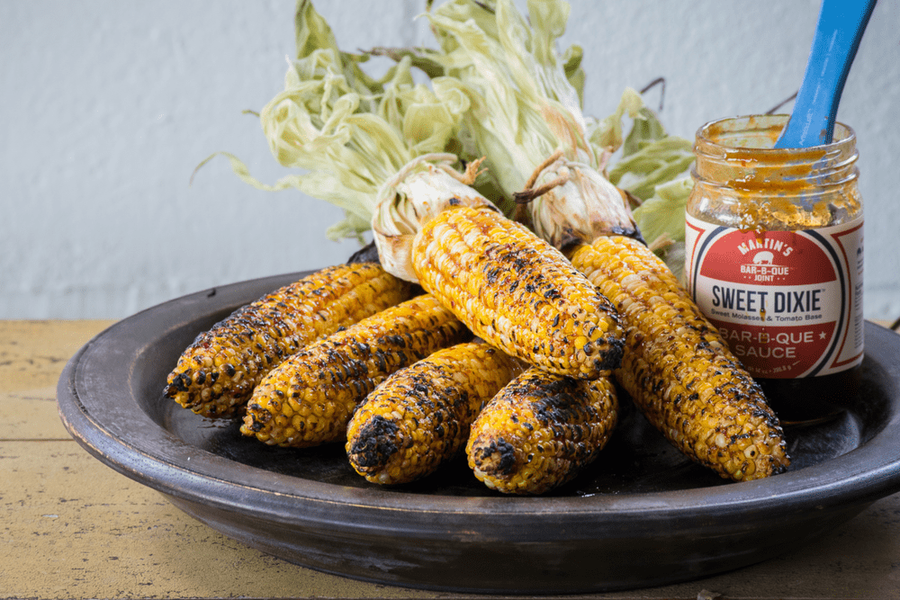 Bar-B-Que Grilled Corn — Martin’s Bar-B-Que Joint | Whole Hog BBQ ...