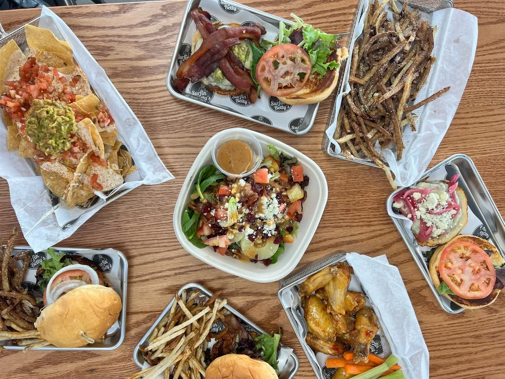 Menu | Order Now for Fresh Flavors — Surfin' Betty's Burger Bar