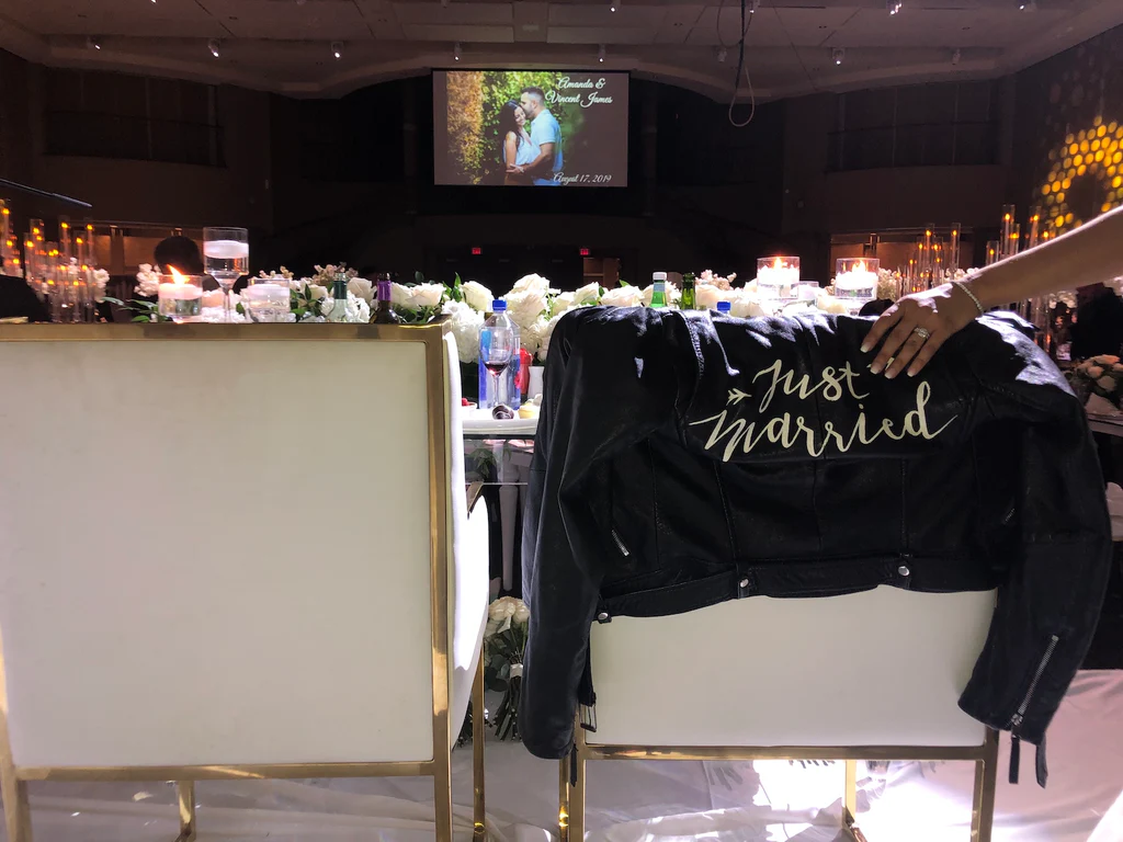 Amanda + Vincent's Fairytale Wedding Inside Paramount — Via Calligraphy