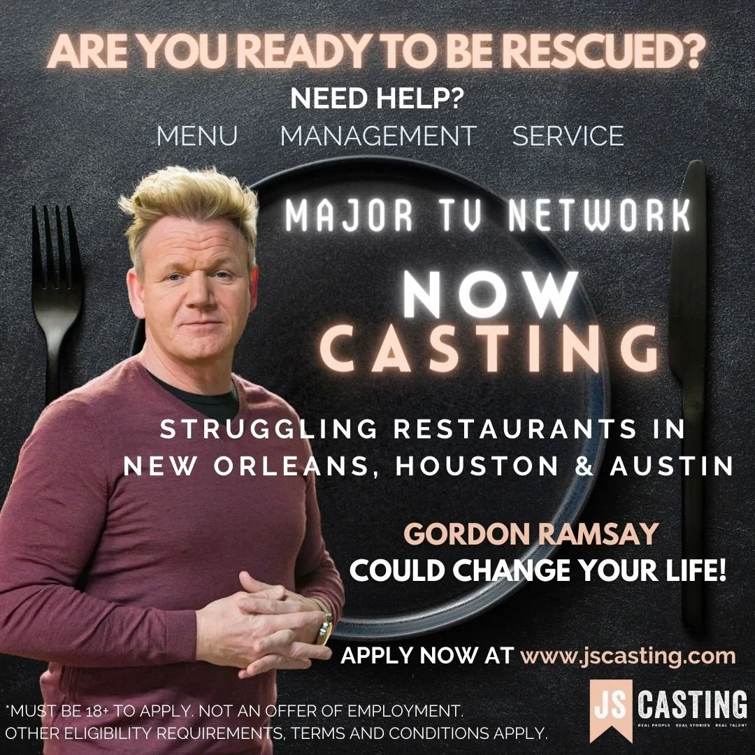 Now Casting — JS Casting | Real People, Real Stories, Real Talent
