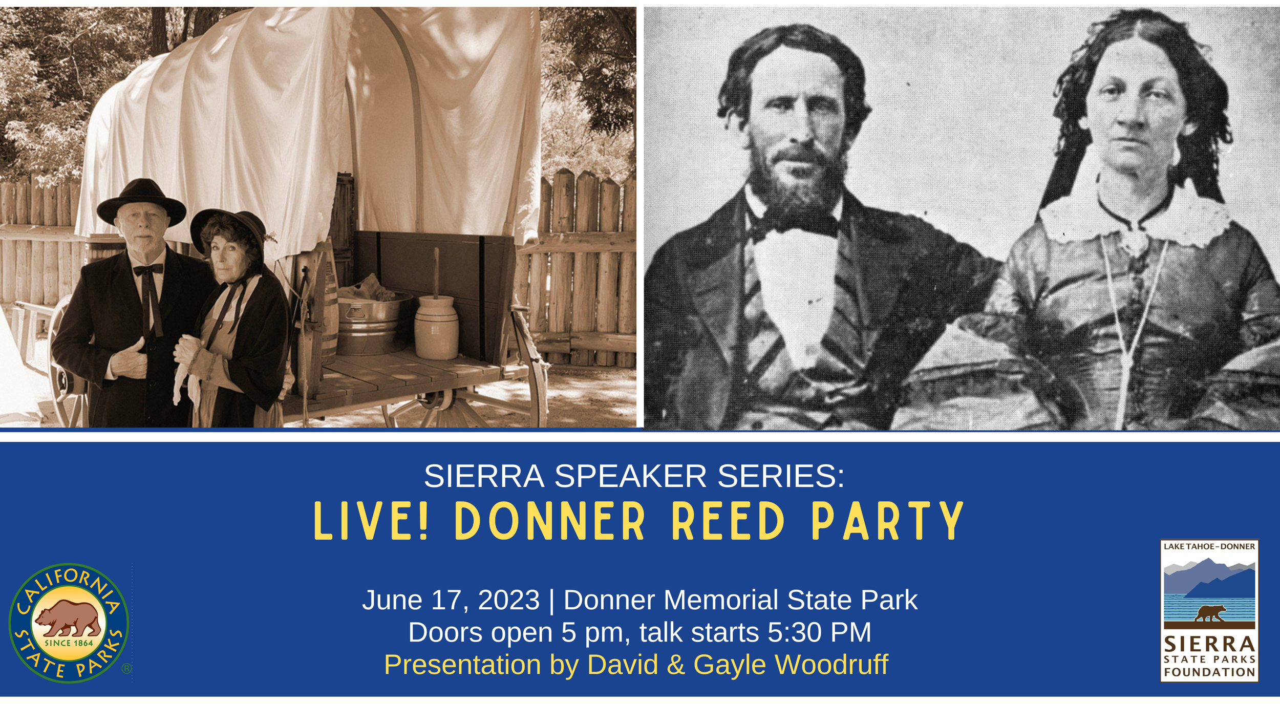Sierra Speaker Series: Live! Donner Reed Party — Sierra State Parks ...