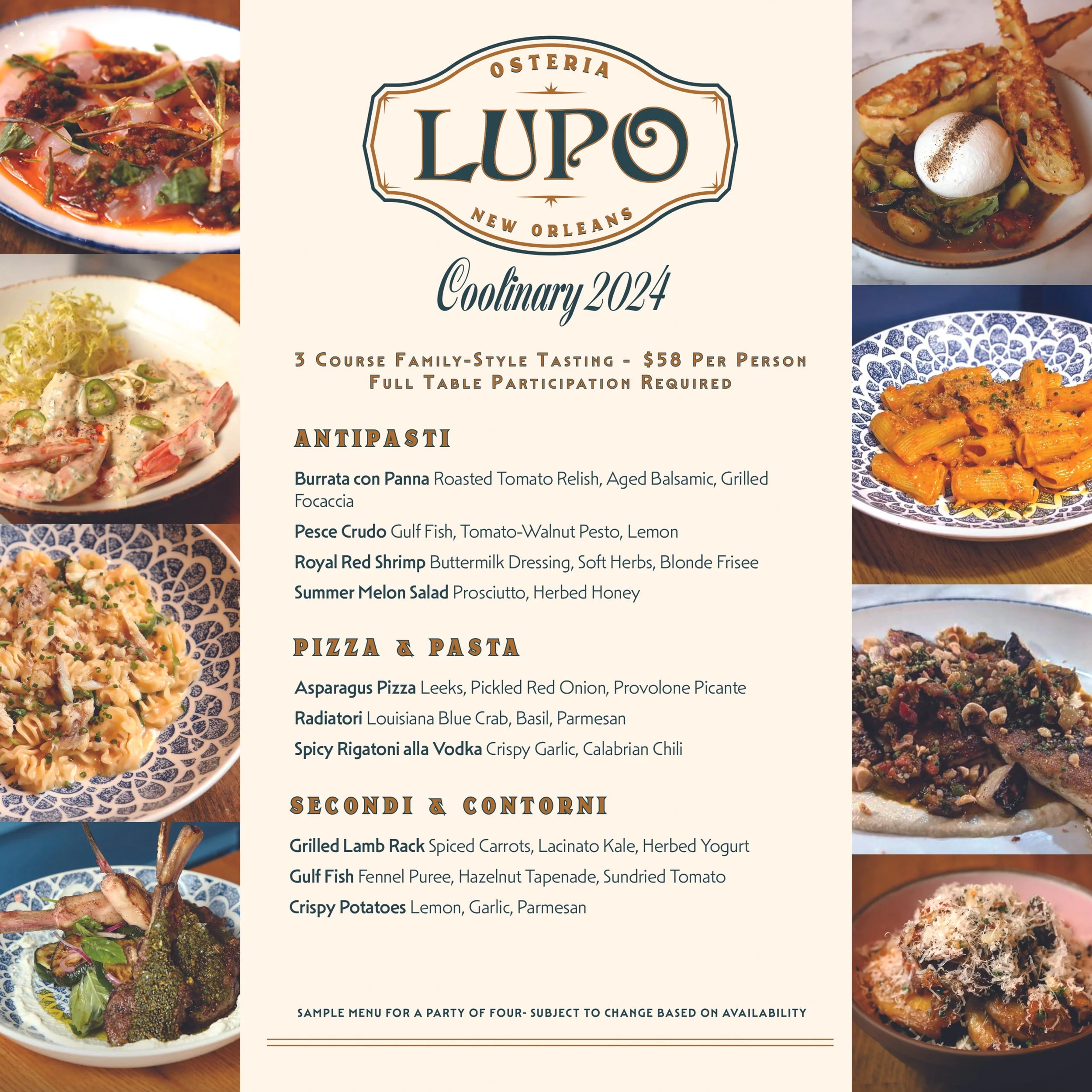 Coolinary 2024 — Osteria Lupo