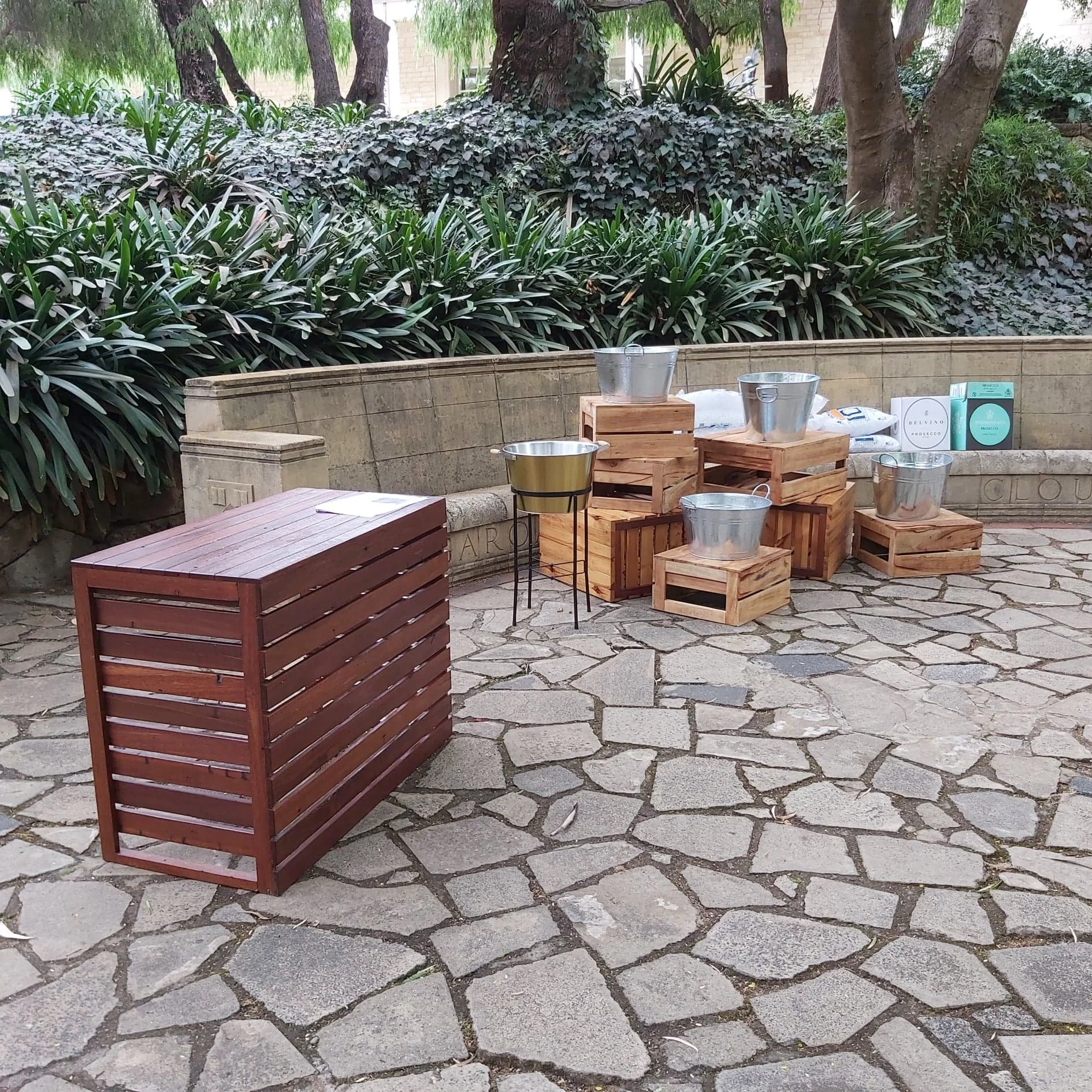 Gallery — The Crazy Crate Lady: Perth's Crate Bars and Hospitality Hire!