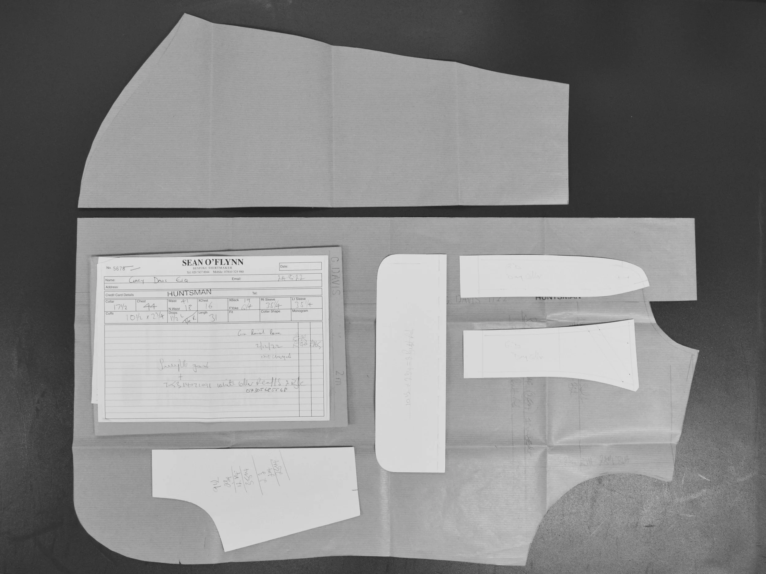 The Bespoke Process — Sean O'Flynn Bespoke Shirtmaker