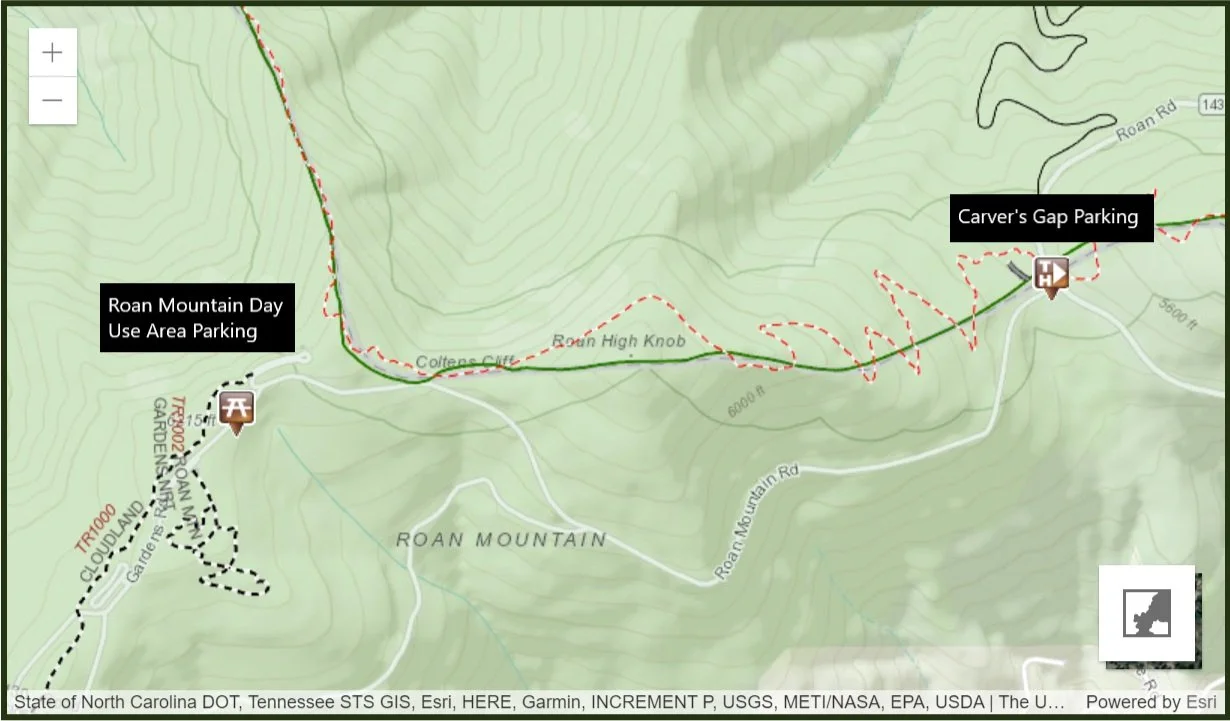 Roan Mountain Parking and Directions — Roan Highlands