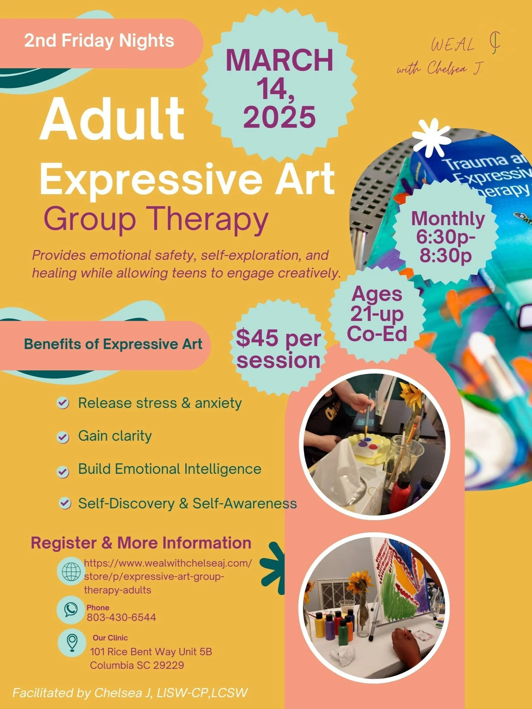 Teens Expressive Art — WEAL with Chelsea J